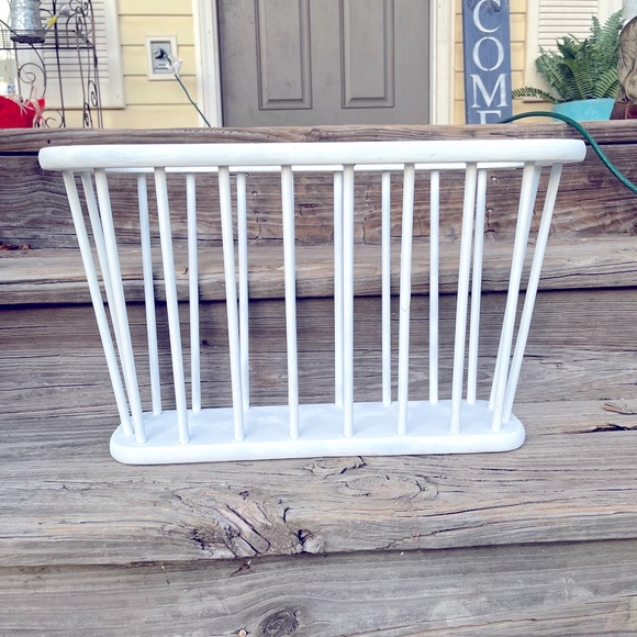 Vintage | Storage & Organization | Mcm Spindle Magazinerecord Holder ...